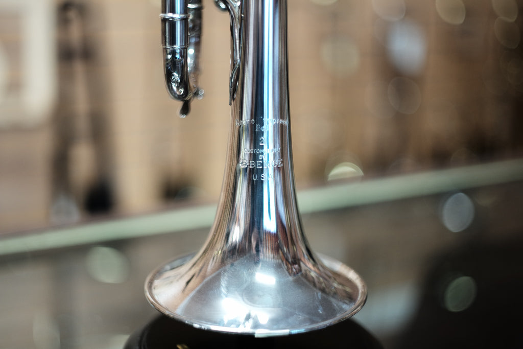 Benge USA 2X Custom Trumpet - Silver Plate - Zenith Music