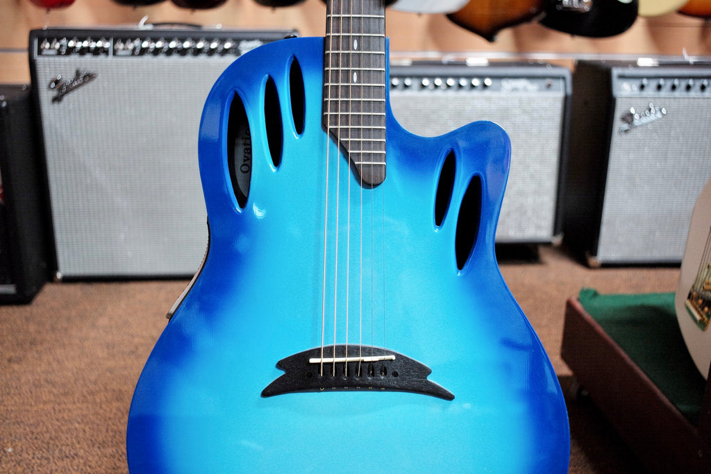Ovation Tangent MOB Surf Blue Steel String Guitar - Zenith Music