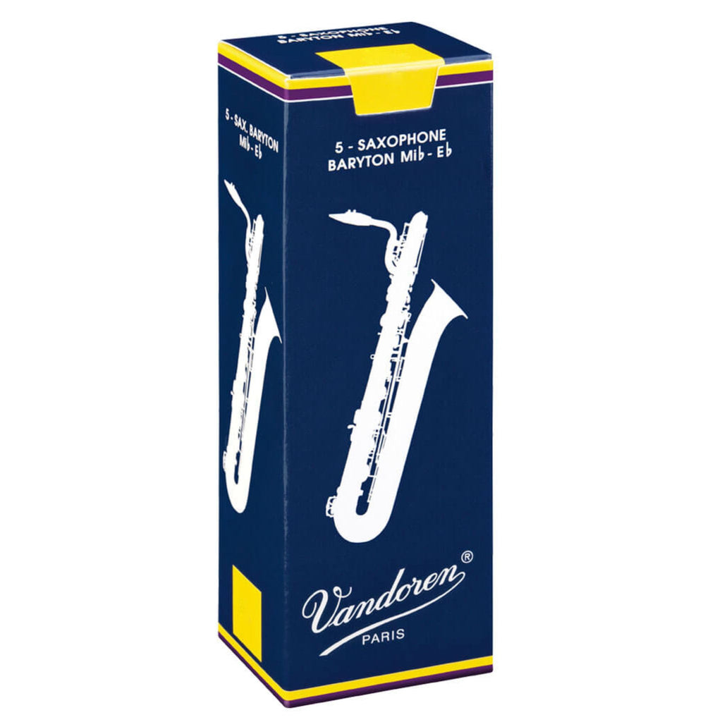 Vandoren Traditional Baritone Sax Reeds Strength 4 - Zenith Music